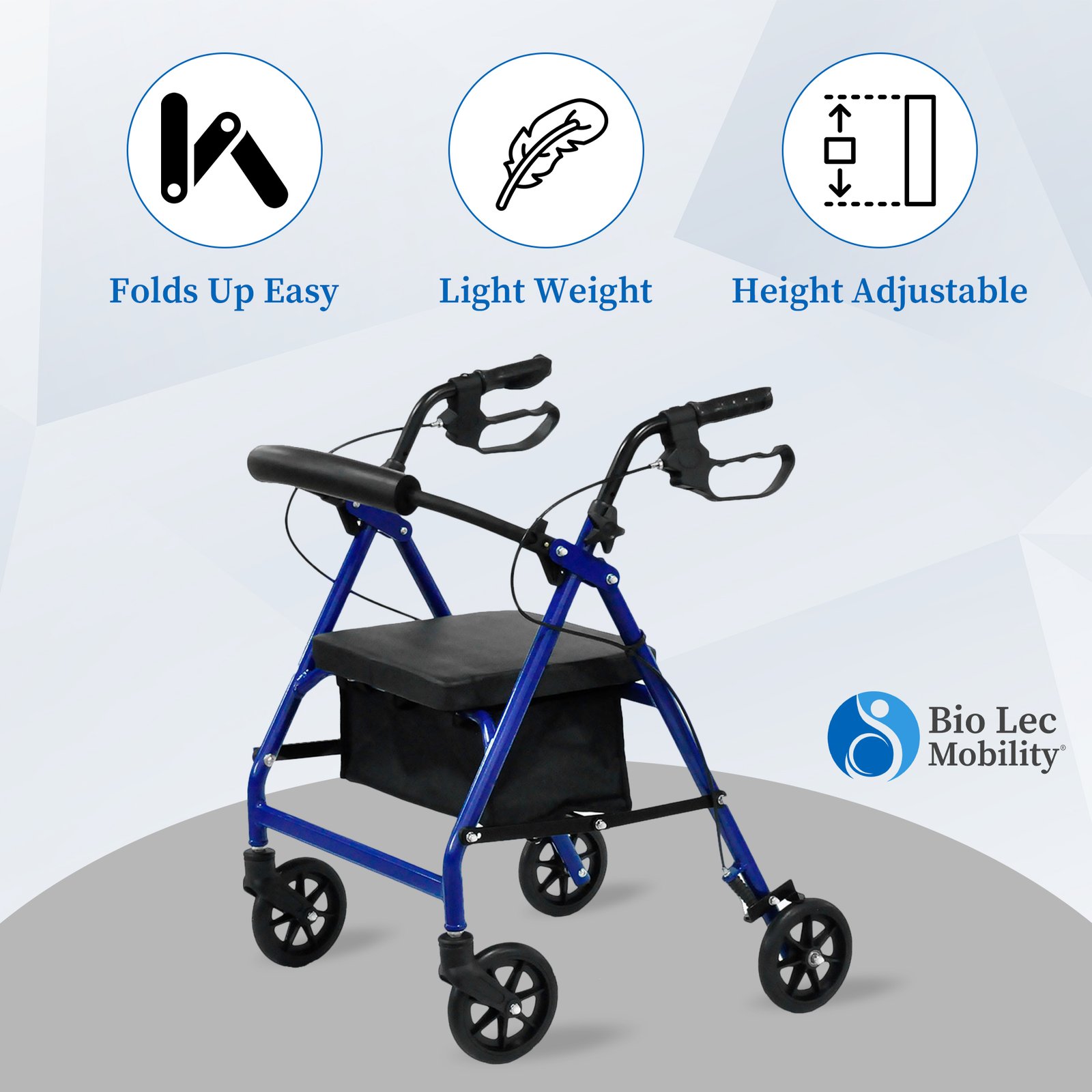 Mobility Rollator Walker, Walking Aid for Elderly, Disabled, UK