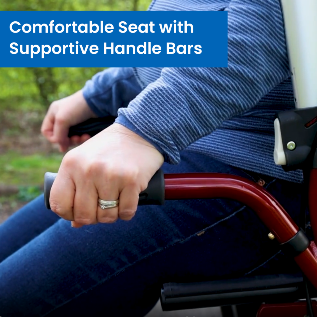 MobiWalk Upright Rollator with Seat: Best Mobility Aid for-Bio Lec ...