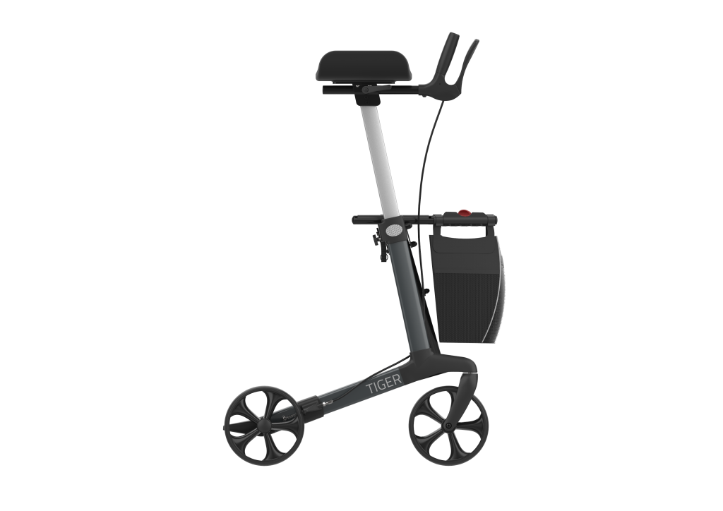 Upright Rollator, Stand Up Indoor Rollator Walker with Seat UK
