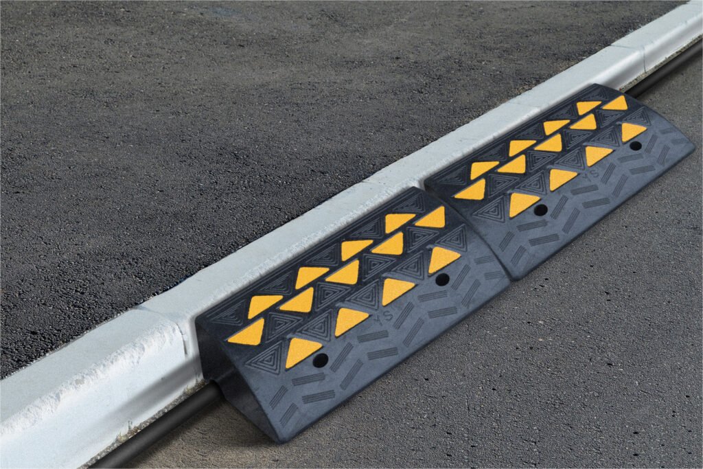 Heavy Duty Rubber Kerb Ramp 6" Temporary Kerb Ramps, Bio-Lec UK